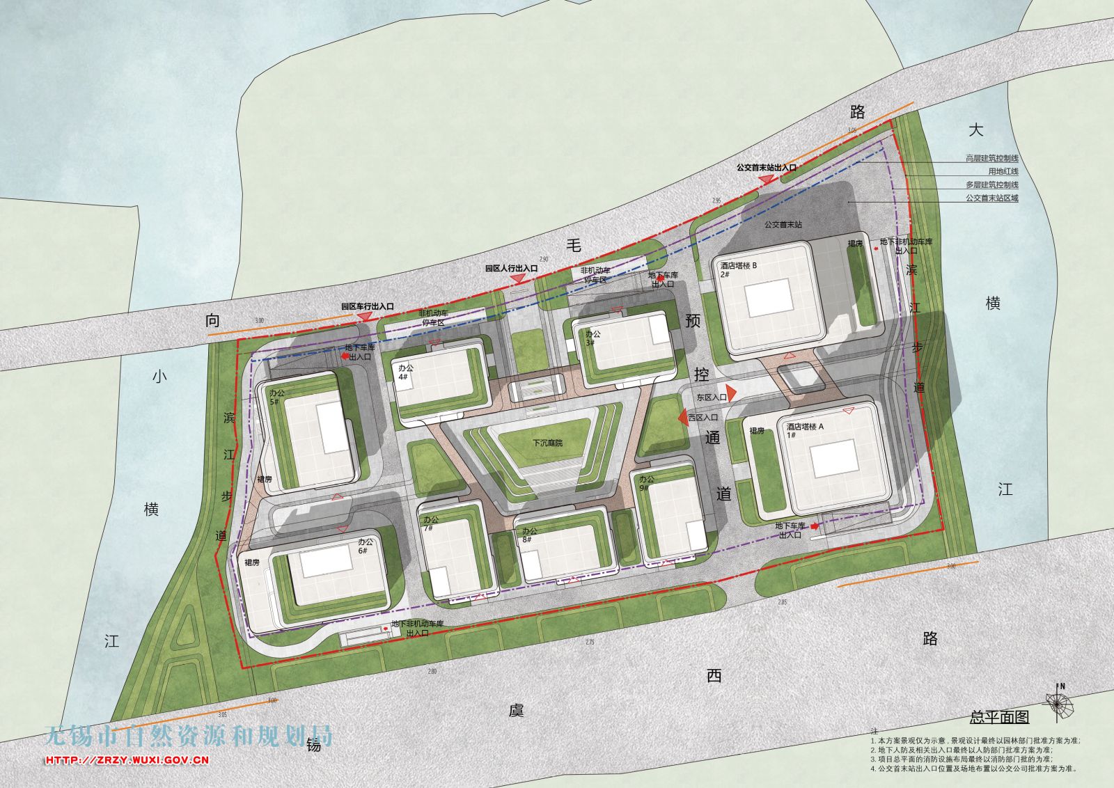 XDG-2022-81号地块开发建设项目（数字经济总部产业园）规划设计方案批前公示-无锡房地产市场网