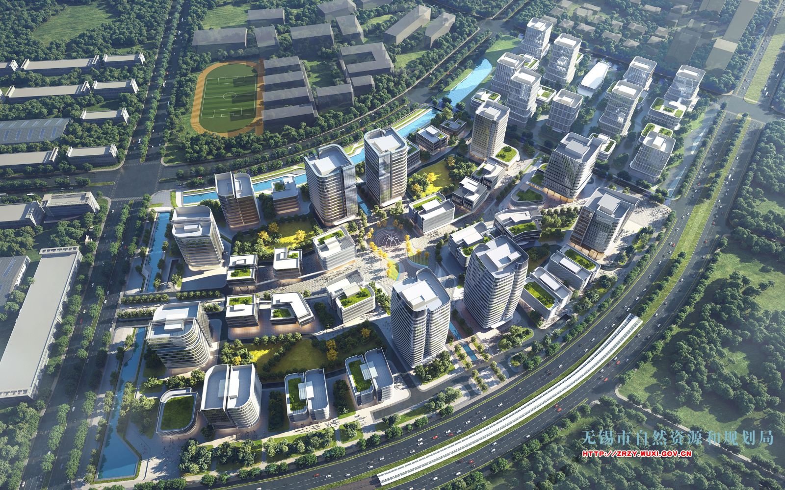 无锡文景映月科技发展有限公司XDG-2022-104号地块开发项目（文景总部园）规划设计方案批前公示-无锡房地产市场网