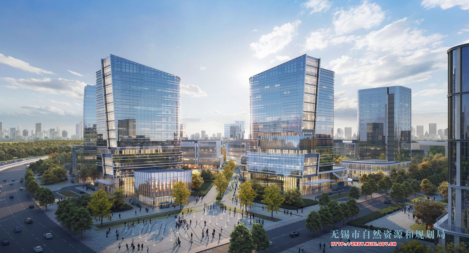 无锡文景映月科技发展有限公司XDG-2022-104号地块开发项目（文景总部园）规划设计方案批前公示-无锡房地产市场网